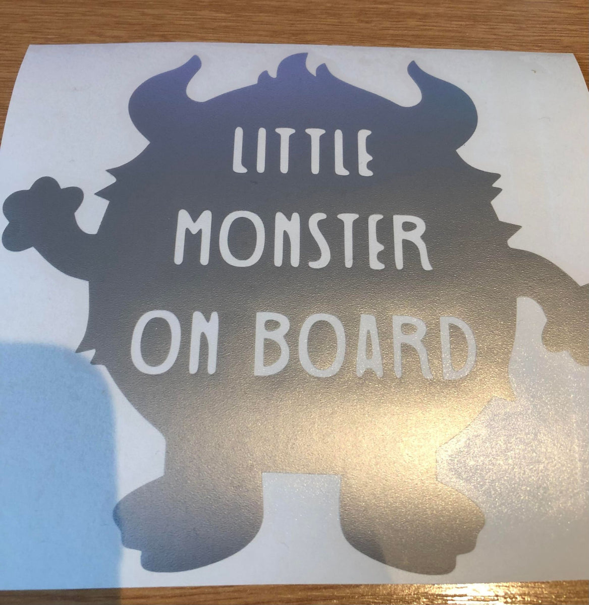 Little Monster on Board Decal – SK Graphix