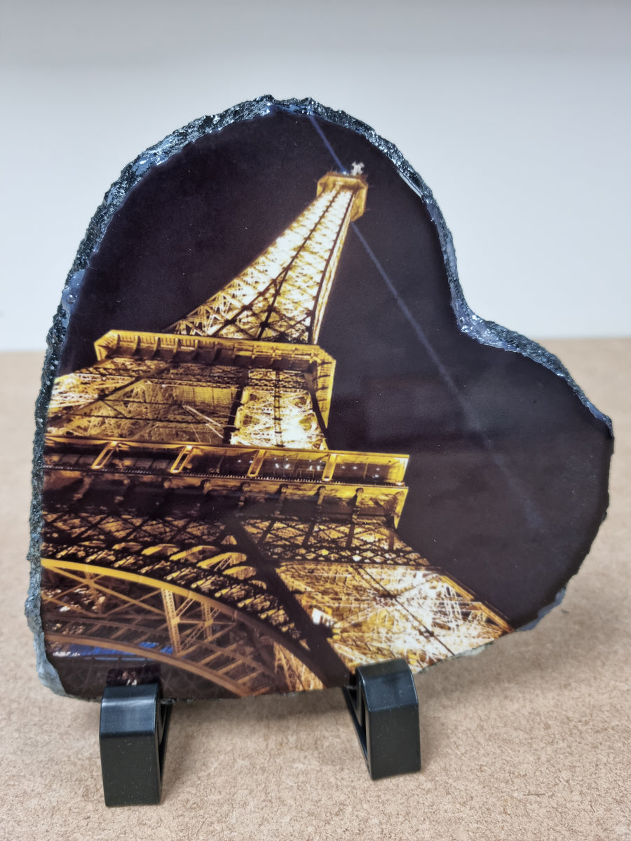 Custom Slate Photo Heart 14cm – SK Graphix