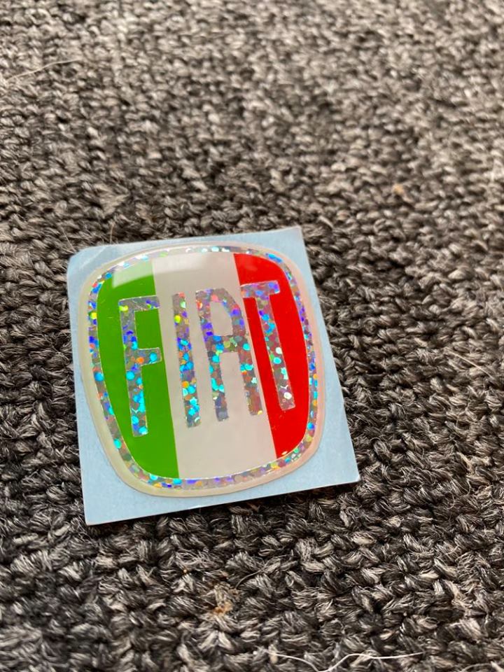 Fiat 500 Gel Badges Italian Flag (Steering wheel only) – SK Graphix