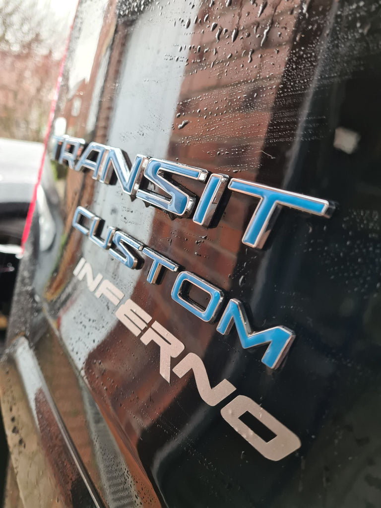 Transit Custom Rear Badge Inlay Kit – SK Graphix