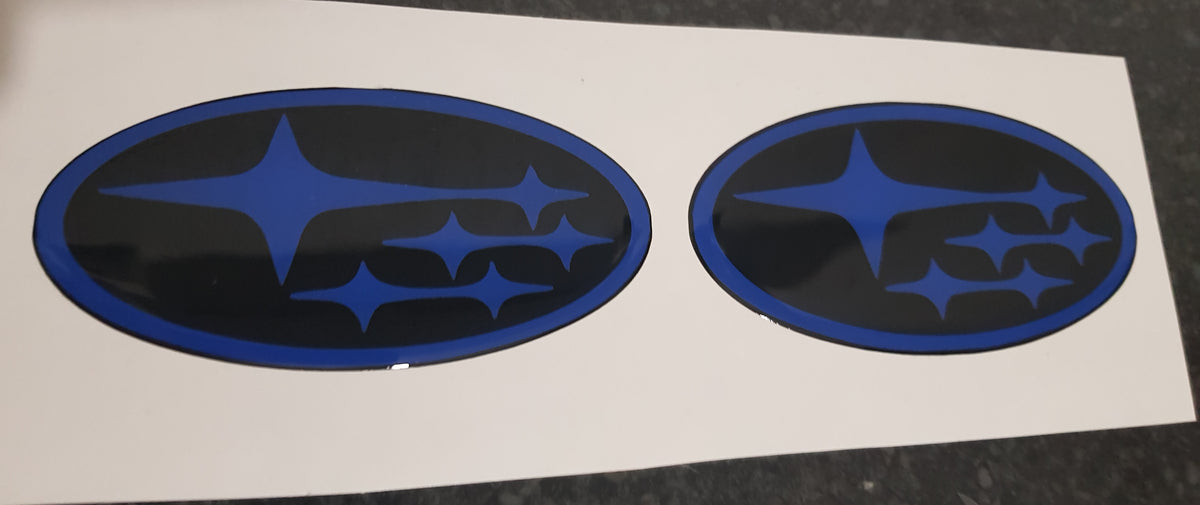 Subaru Custom Gel Badges Front And Back Only – SK Graphix
