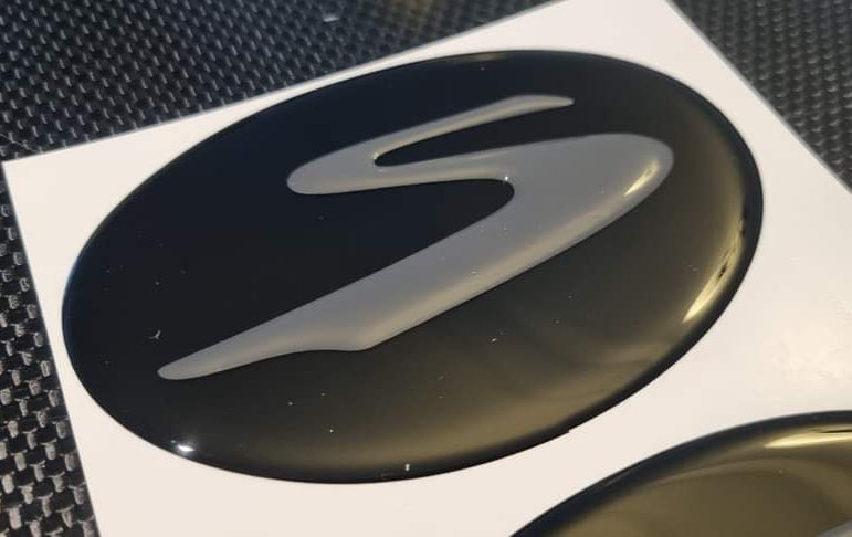 Toyota SUPRA MK5 3D S Logo Gel badges (Front & Rear) – SK Graphix