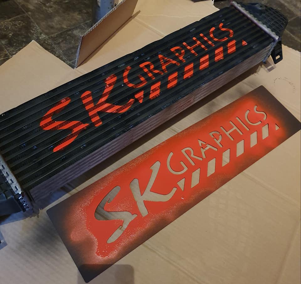 Intercooler stencil – SK Graphix