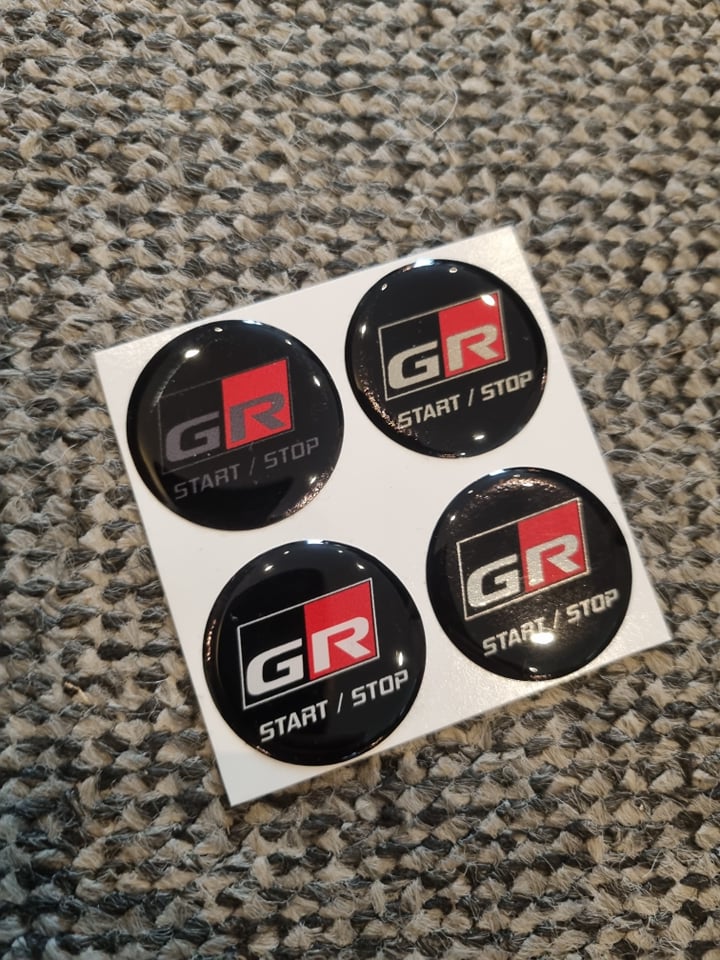 Toyota Yaris GR Start/Stop Button – SK Graphix