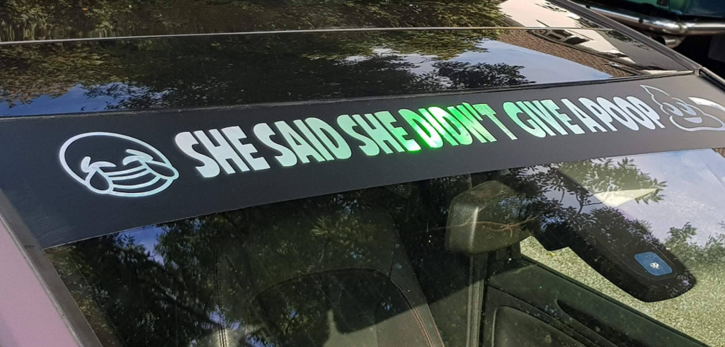 Custom Sunstrip Universal Size – SK Graphix