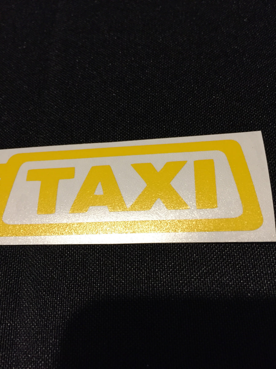 Fake taxi sticker – SK Graphix
